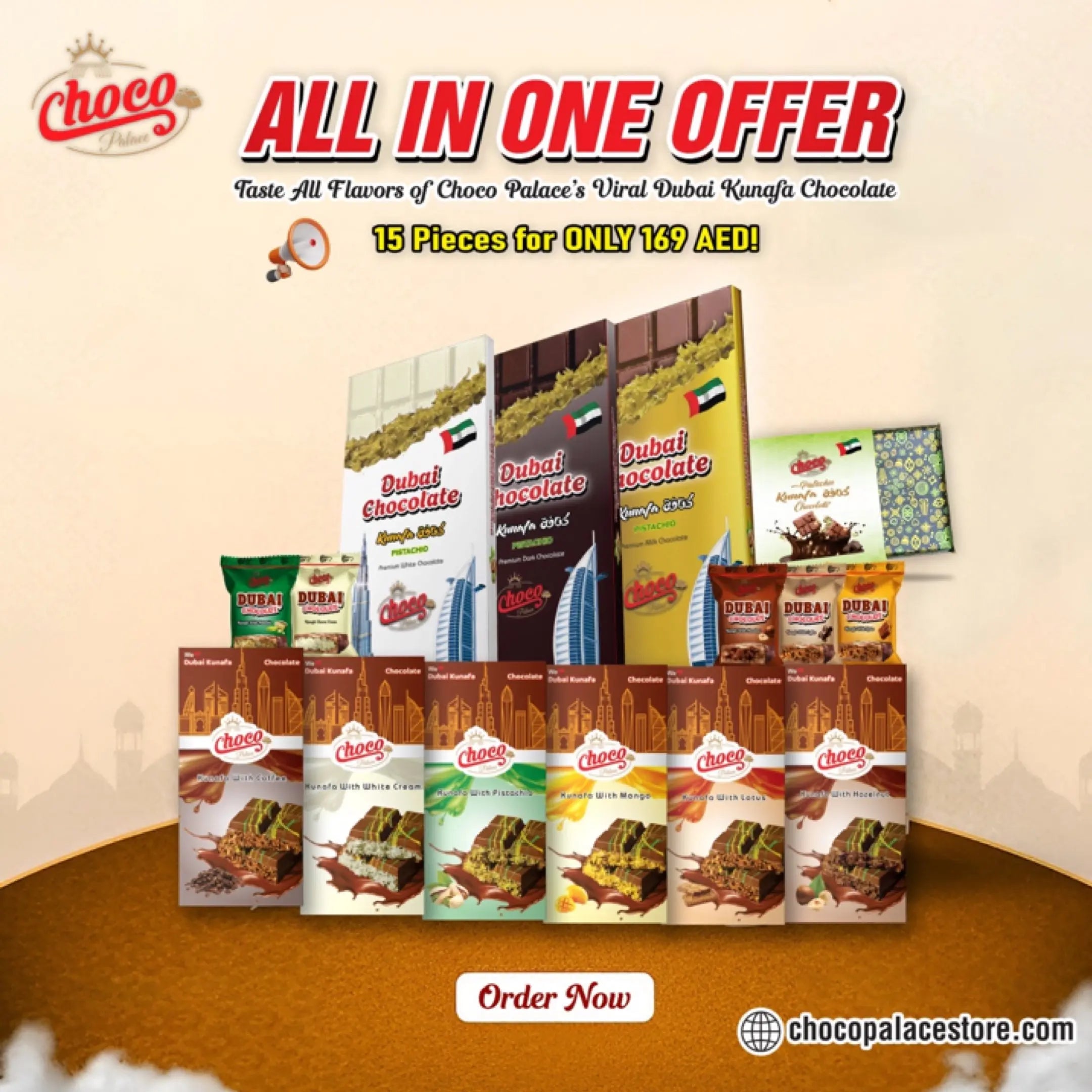 Delight in Dubai Kunafa Chocolate: Ultimate Indulgence – Choco Palace