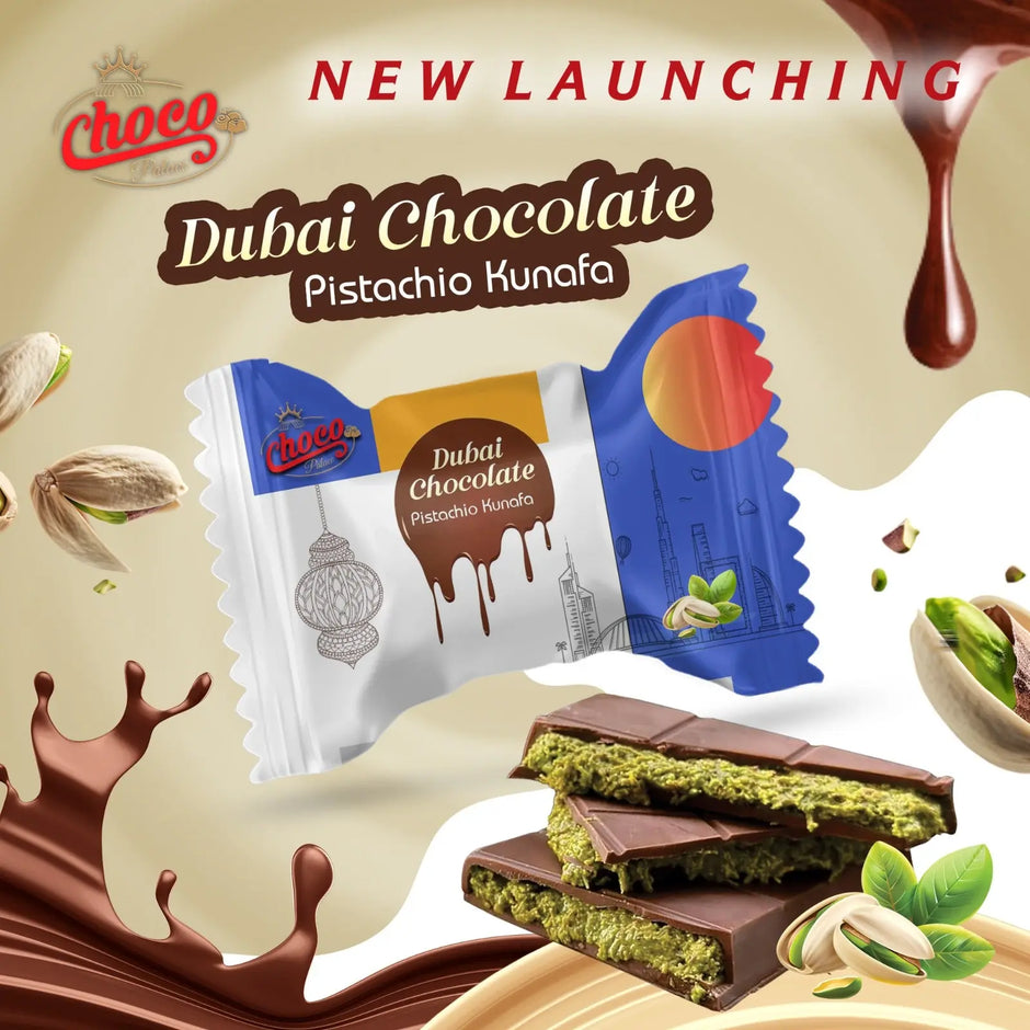 Delight in Dubai Kunafa Chocolate: Ultimate Indulgence – Choco Palace