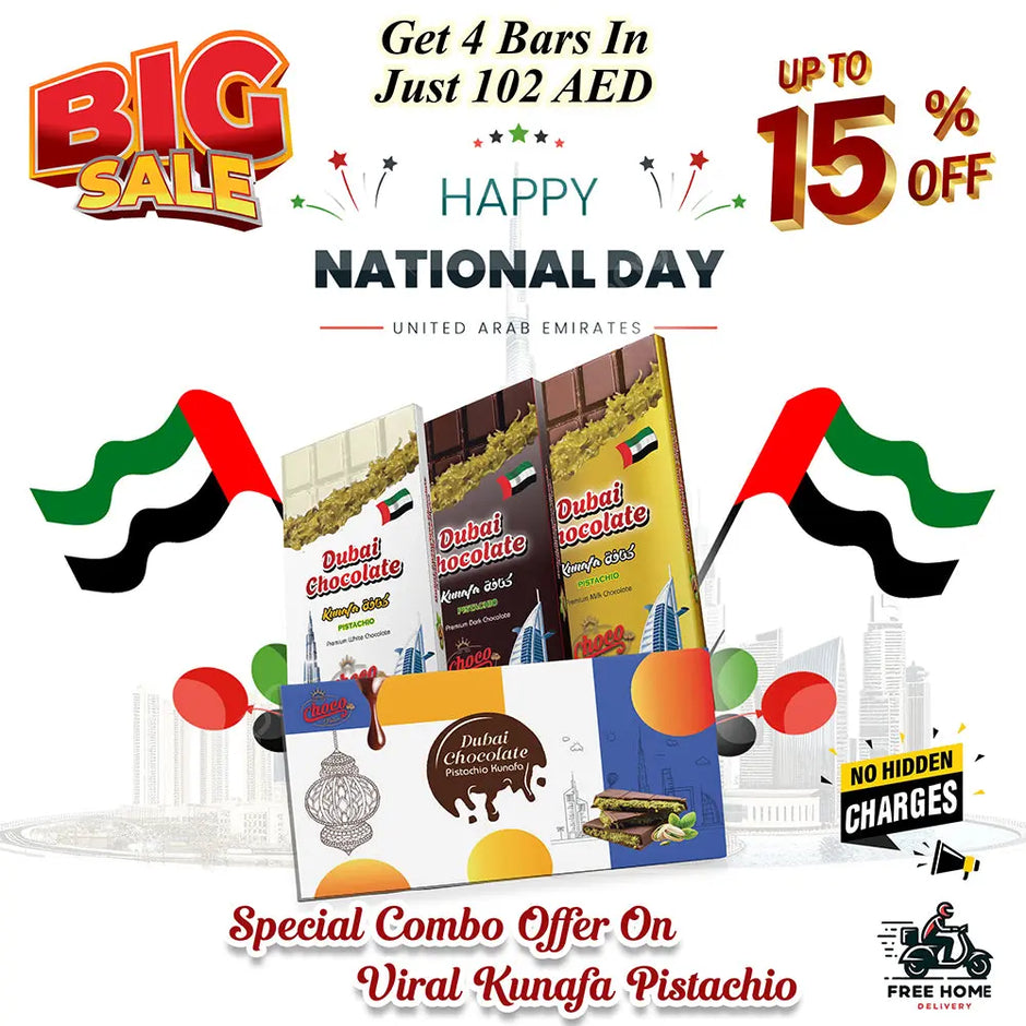 Delight in Dubai Kunafa Chocolate: Ultimate Indulgence – Choco Palace